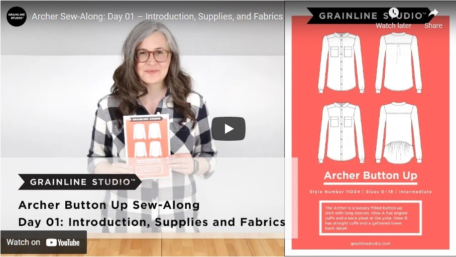 Adonising: The Archer......Grainline Studios Sew Along!!!!