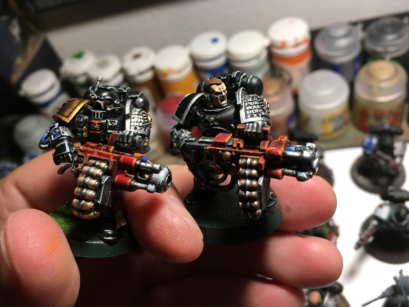 Lou Rollins Miniatures: Deathwatch Frag Cannon Build!!!