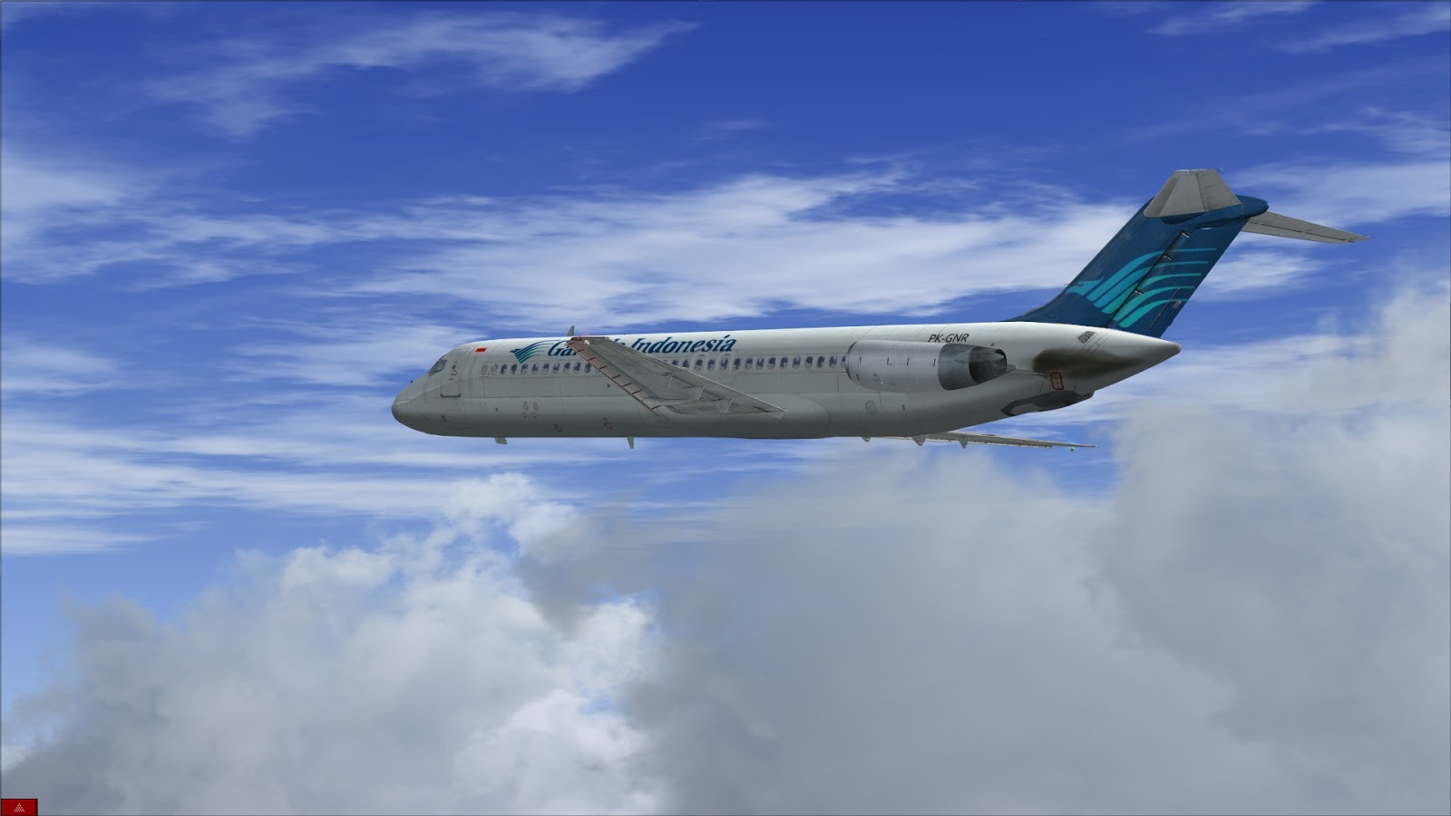 Coolsky/Flight1 DC-9 Garuda Indonesia PK-GNR