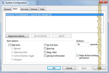 Msconfig (Microsoft System Configuration Utility) Windows 7 - Teknik ...