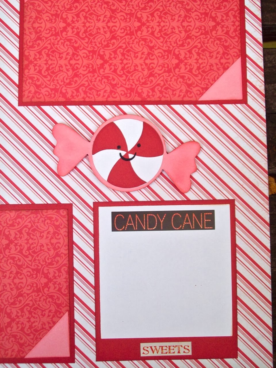 Cricut Crazy Scrapper: Candy Cane Merry Christmas layout (for Exploring ...