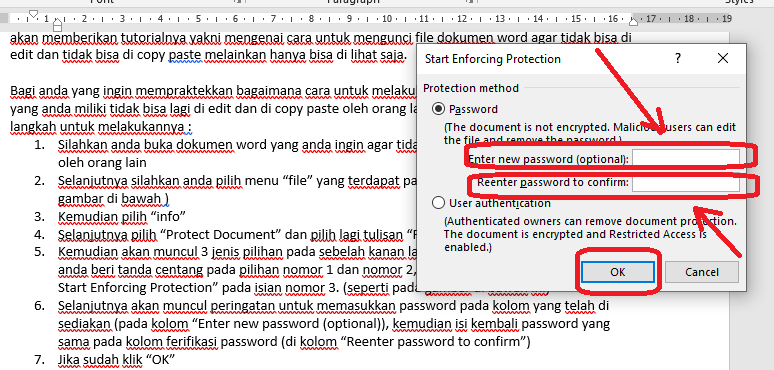 10 Tips Cara Mengunci File Word Agar Tidak Bisa di Edit dan di Copy Paste - Kherysuryawan.id