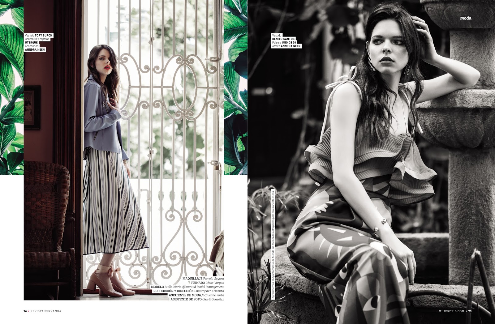 STELLA MARIA / REVISTA FERNANDA, May 2017 - WANTED Model Management