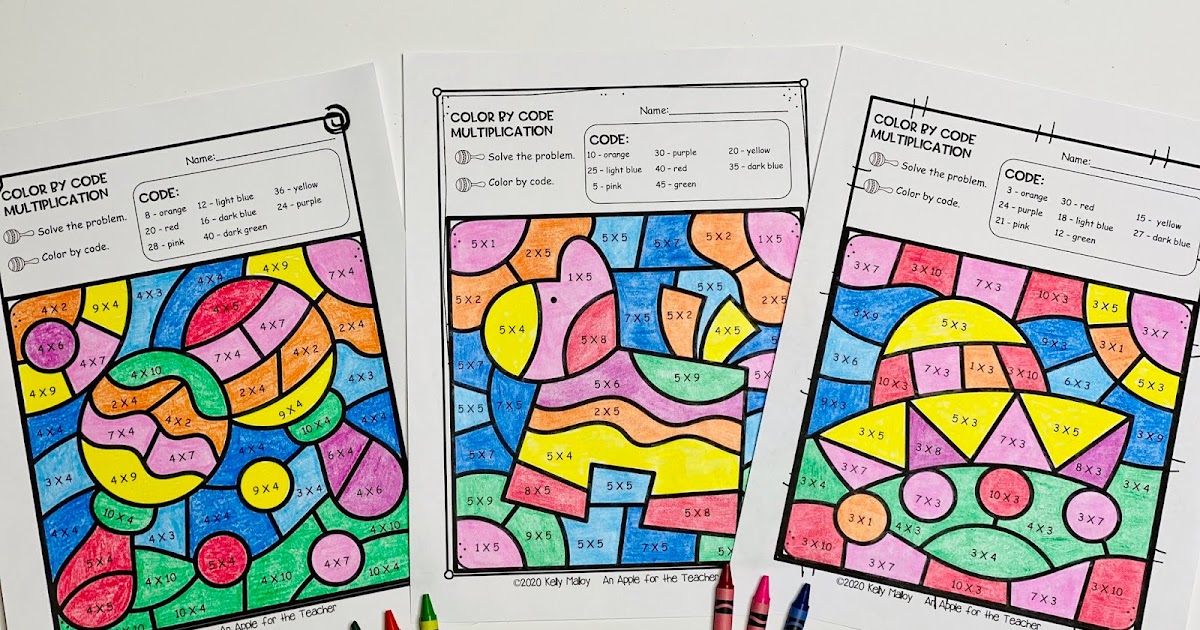 An Apple For The Teacher: Cinco de Mayo Color By Number