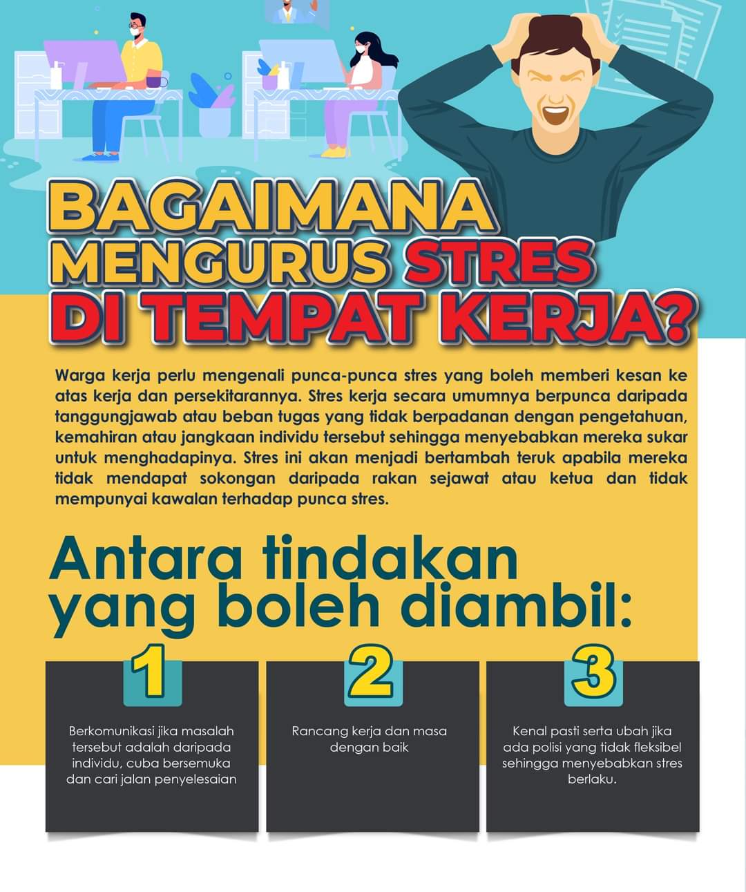 Bagaimana Cara Mengurus Stres di Tempat Kerja?