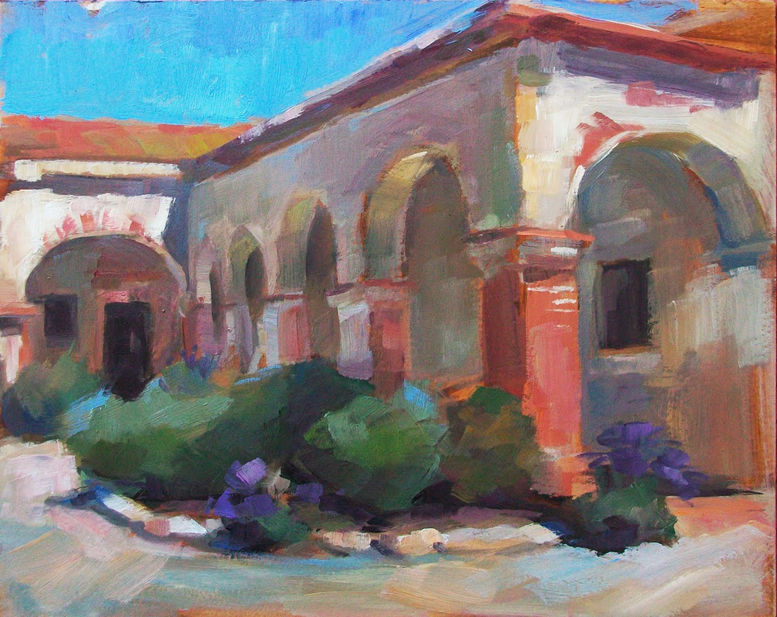 Alice Andreini's (almost) Daily Paintings: # 30: "San Capistrano Mission"