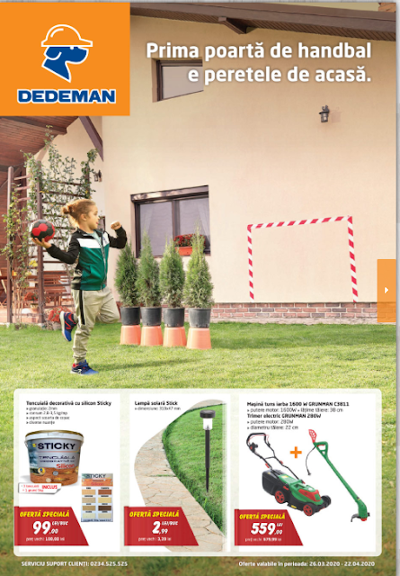 DEDEMAN Catalog - Brosura 26.03 - 22.04 2020→ ONLINE SHOPPING
