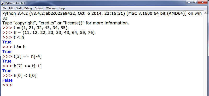 APRENDER A PROGRAMAR CON PYTHON: TUPLAS