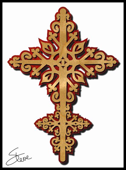 Scrollsaw Workshop: Fretwork Cross Scroll Saw Pattern. Seyco scroll saw ...