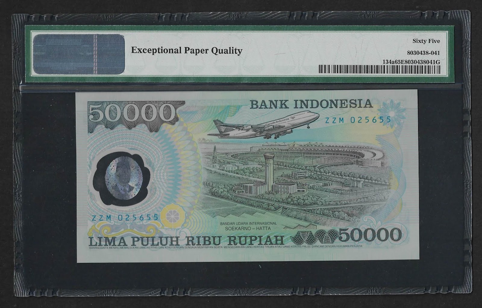 Koleksi Koin Kuno: Uang Kertas Polymer 50rb Soeharto 1993 #1169