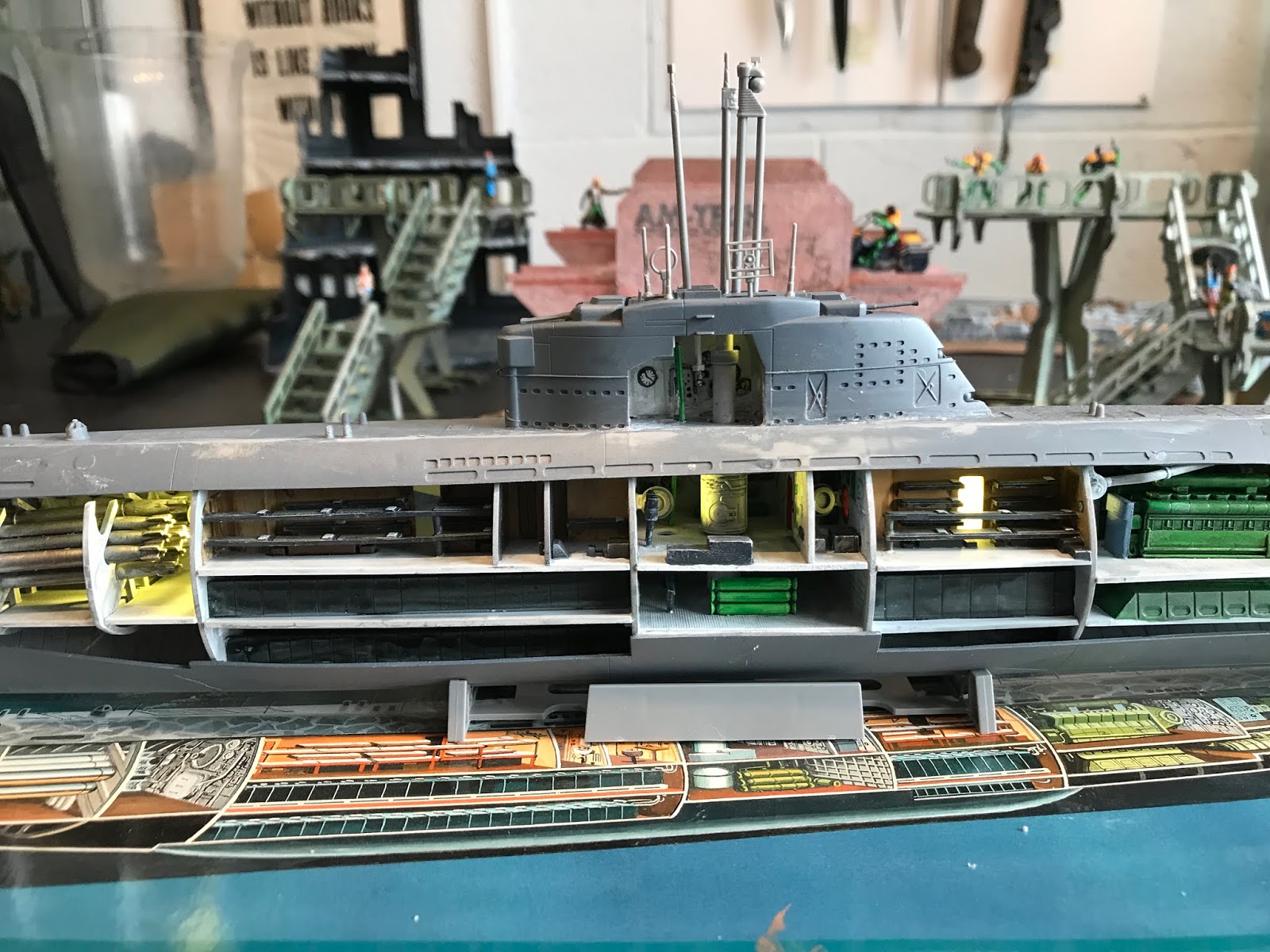 Tim's Tanks: Revell 1/144th Type XXI U-Boat with Interior detail - Part One