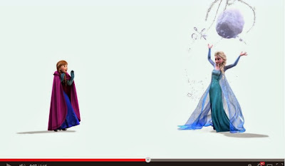The Disney Freak's Blog: Anna and Elsa - Snowball Fight!