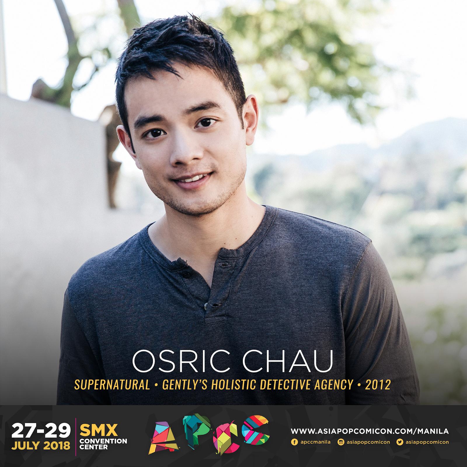 Osric Chau joins AsiaPOP Comicon Manila 2018's guest roster - The ...