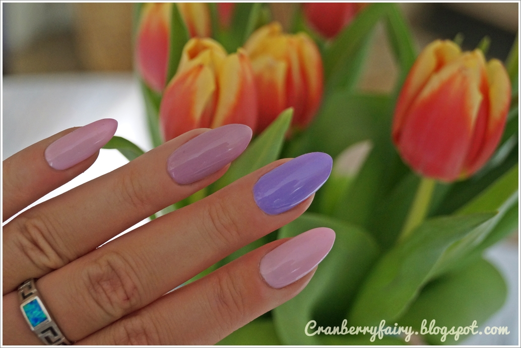 Cranberry Fairy: Hybrydy w kolorach różu - Semilac + Bling