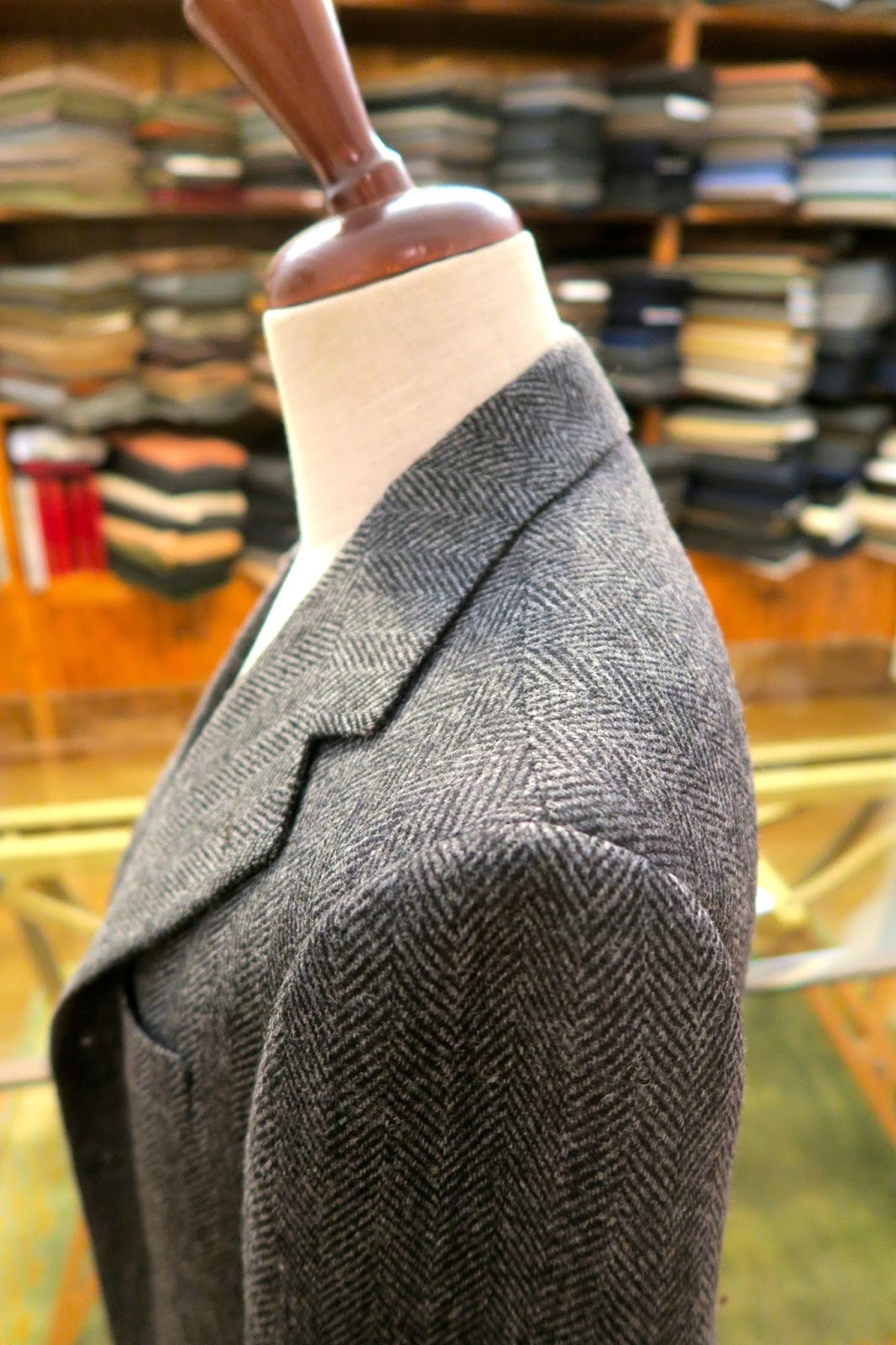 Gray Tweed Jacket ~ sartoria Corcos