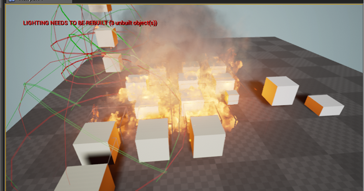 Sam Britnell, Portfolio: Unreal 4 Procedural Fire System