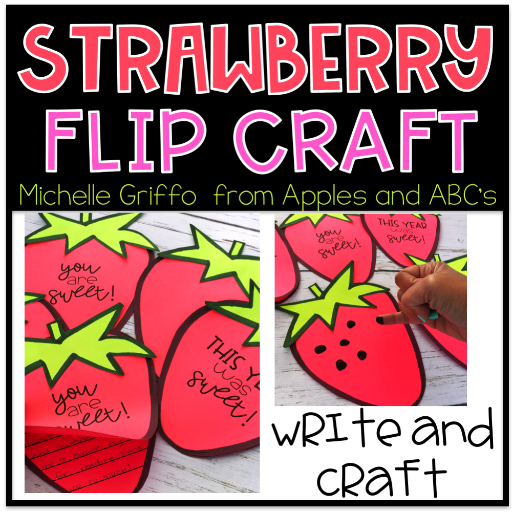 Strawberry Craft - Apples & ABC's