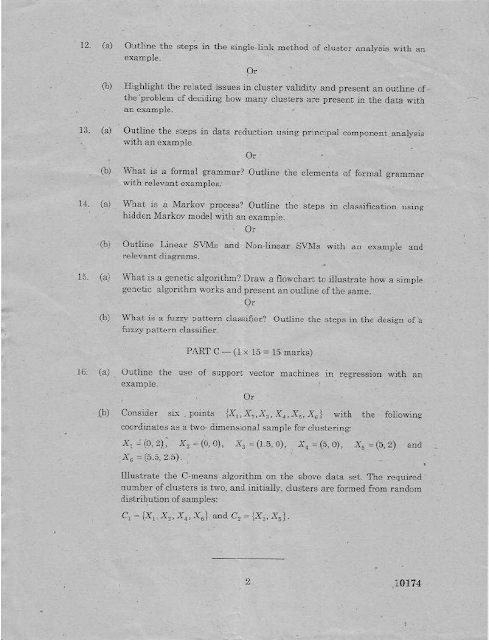 Anna University AP 5008-Pattern Recognition APRIL MAY 2019 Question ...