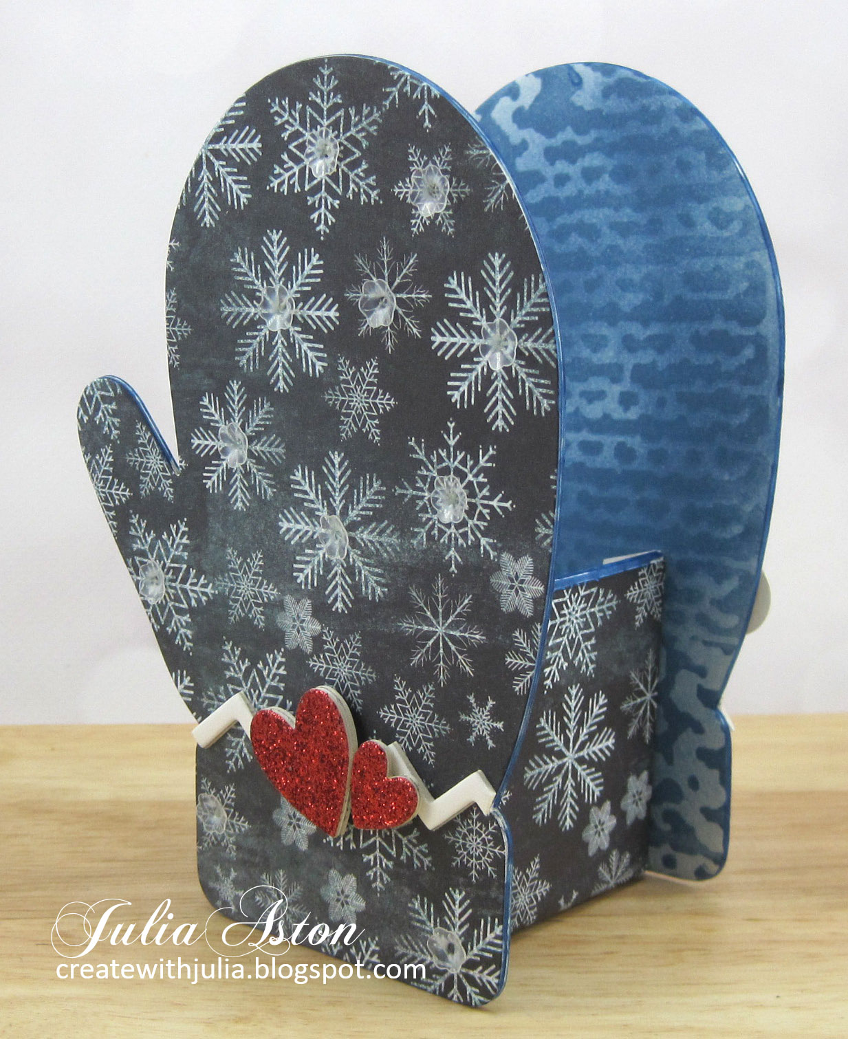 Create With Me: Like Mittens in Winter - Eileen Hull's new Mitten Box Die!