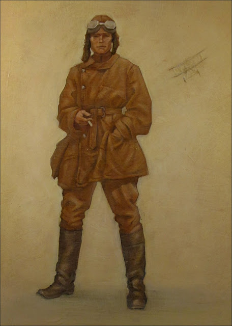 Garret's Drawing A Day Blog: WWI Pilot