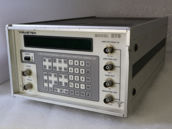 BugWorkShop - 甲蟲工作室: Wavetek 275 可程式任意函數波產生器（Programmable Arbitrary / Function Generator）- 介紹（一）