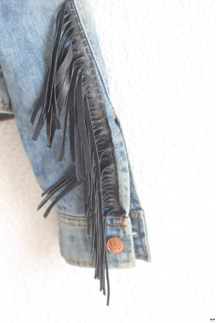 Une touche de rose ENG: The Fringed Jacket :: DIY