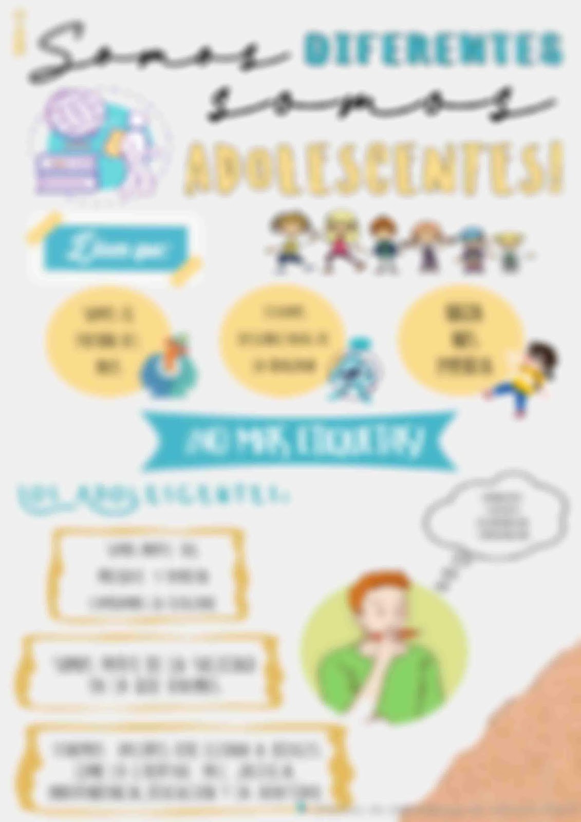 Afiche sobre cual es valor de los adolescentes en la sociedad y porque ...