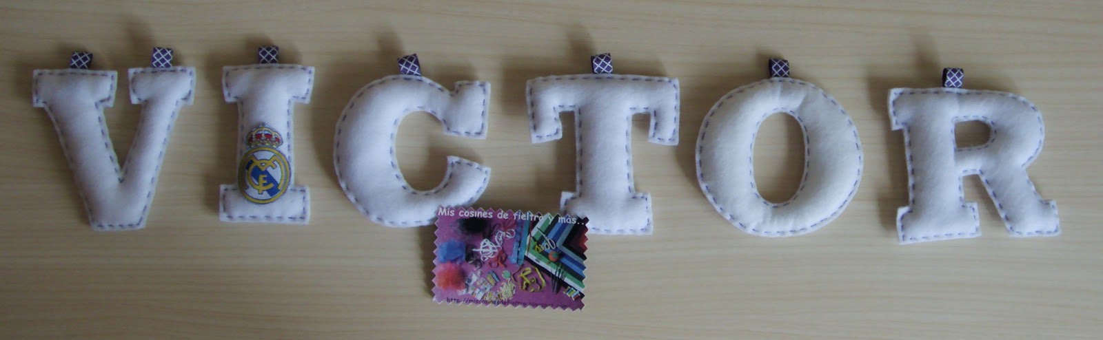 Mis Cosines de Fieltro y Azúcar: Nombres para VICTOR y DANI