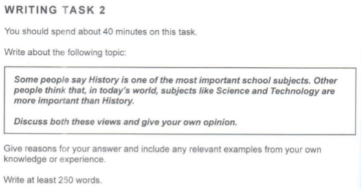 Cambridge 13 Academic Writing test 4 Task 2