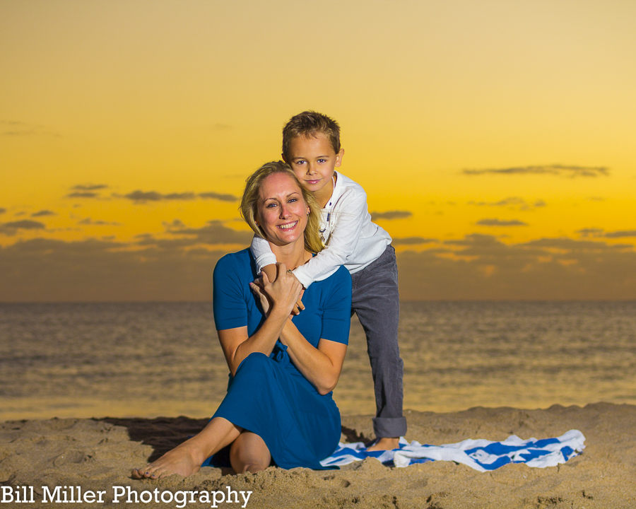 Miami family beach portraits