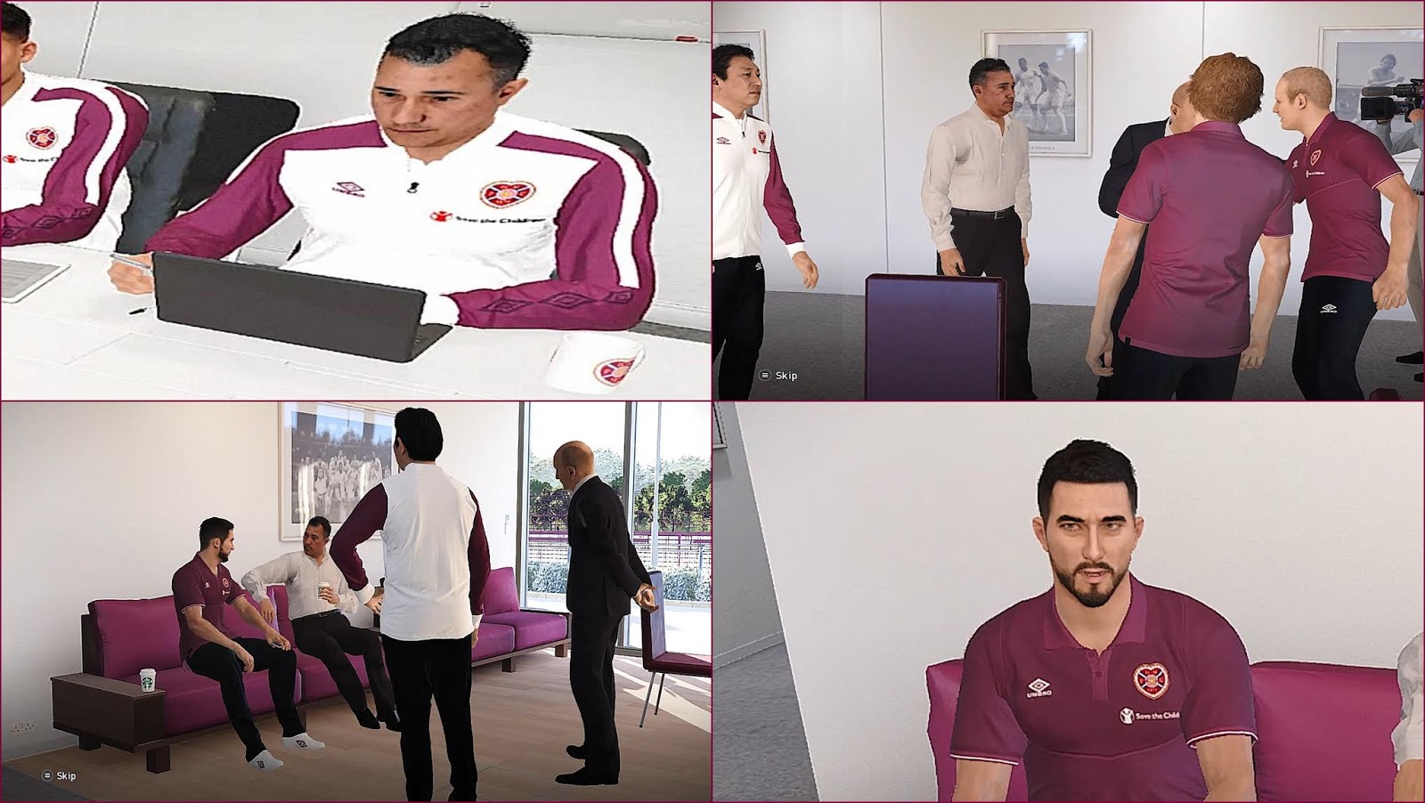 PES 2020 Hearts Polo Shirts & Track Suits by PESWilliam ~ SoccerFandom ...