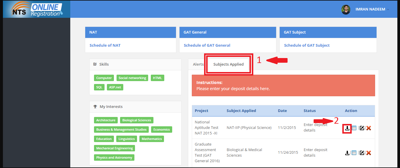 How to Apply Online in NTS National Testing Service | Complete way of ...