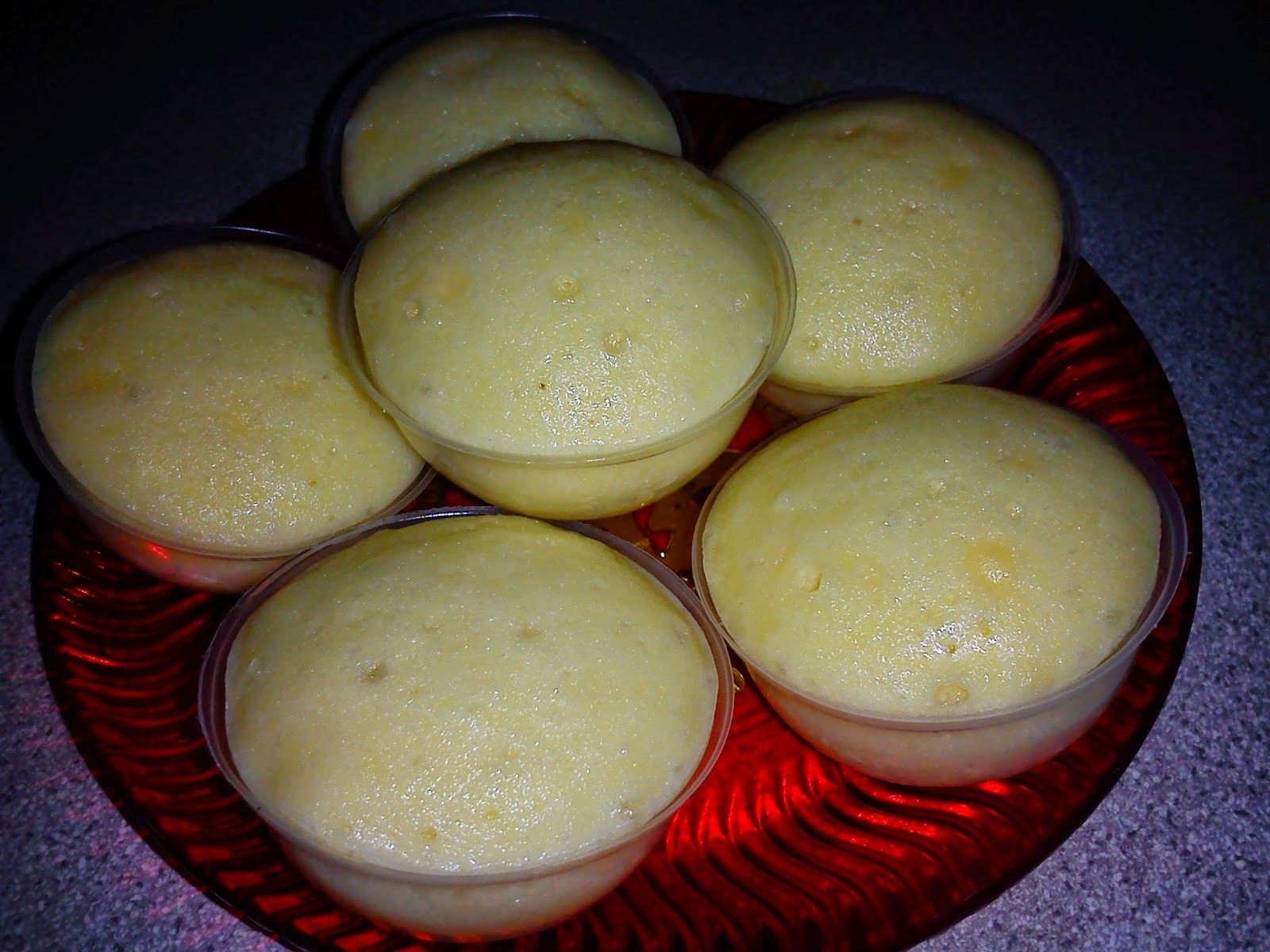 Cooking Pleasure: STEAMED CHEDDAR CHEESECAKE IN CUPS