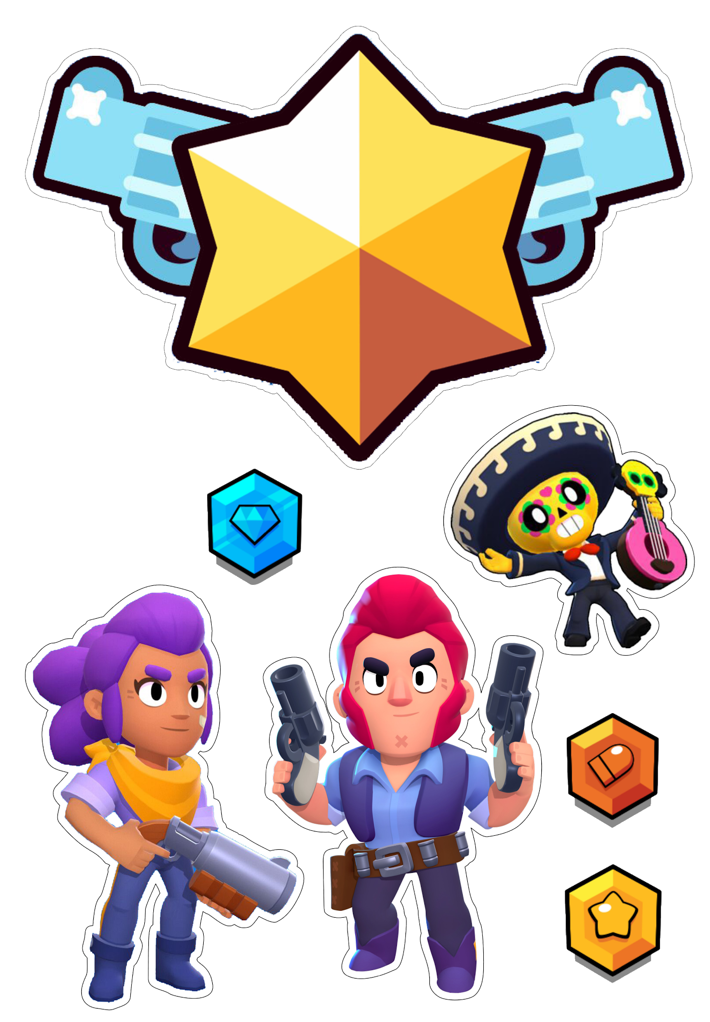 Passatempo da Ana: Topo para Bolo: Brawl Stars