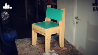 scrap wood city: How to make a small wooden chair for your kids - DIY