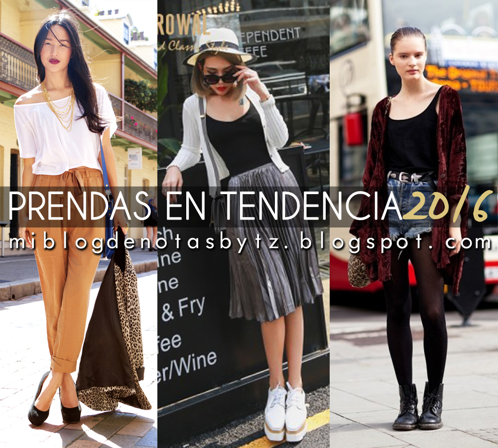 Más tendencias para cerrar 2016! - Mi Blog de Notas by Tiff!