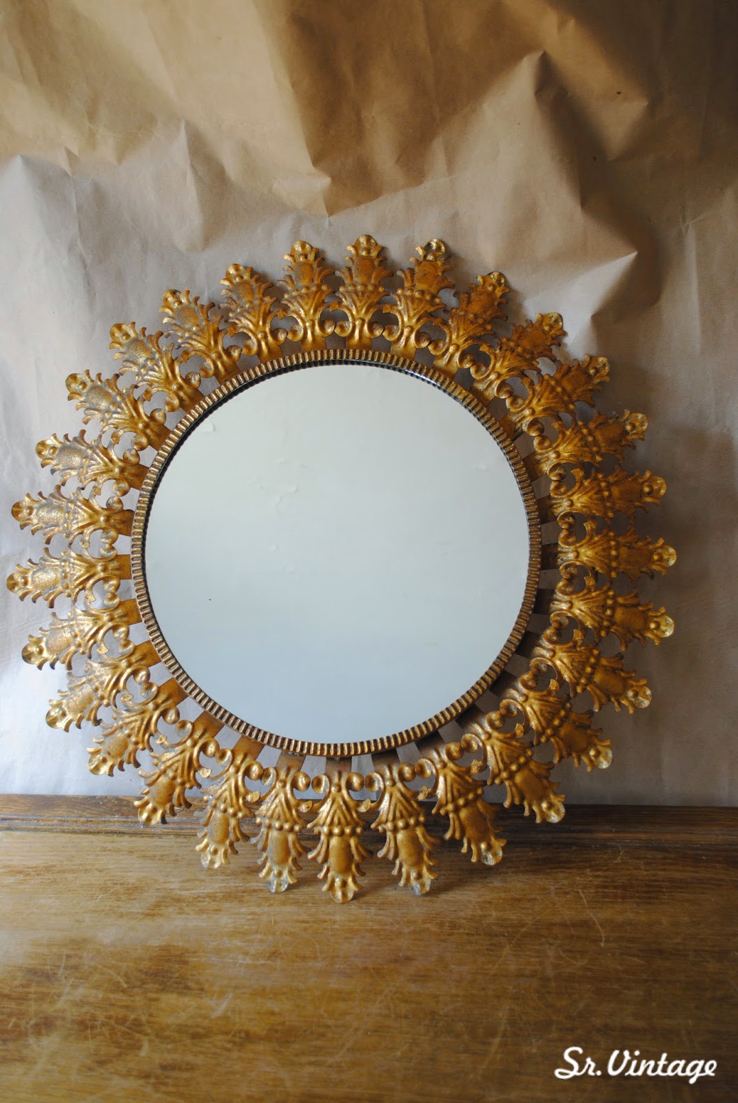 Sr-Vintage Shop // Tienda de decoración Vintage Retro Chic : Espejo Sol ...