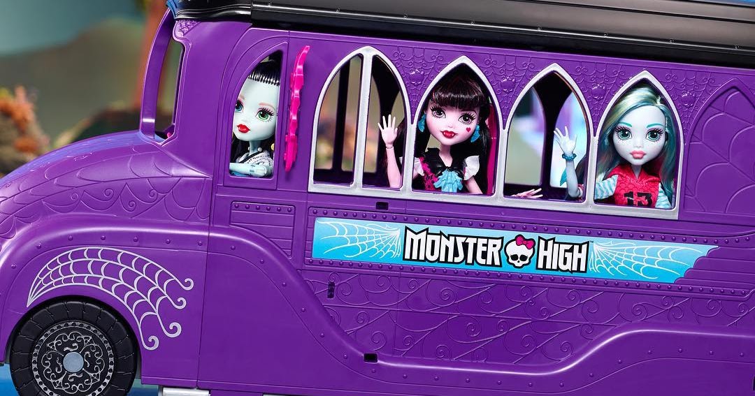 Monster High-Pretty : Foto del Deluxe Bus Escolar Y Spa con Monster High