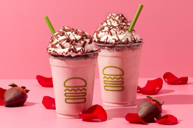 Shake Shack Releases New "Berryz II Men" Chocolate-Covered Strawberry Shake