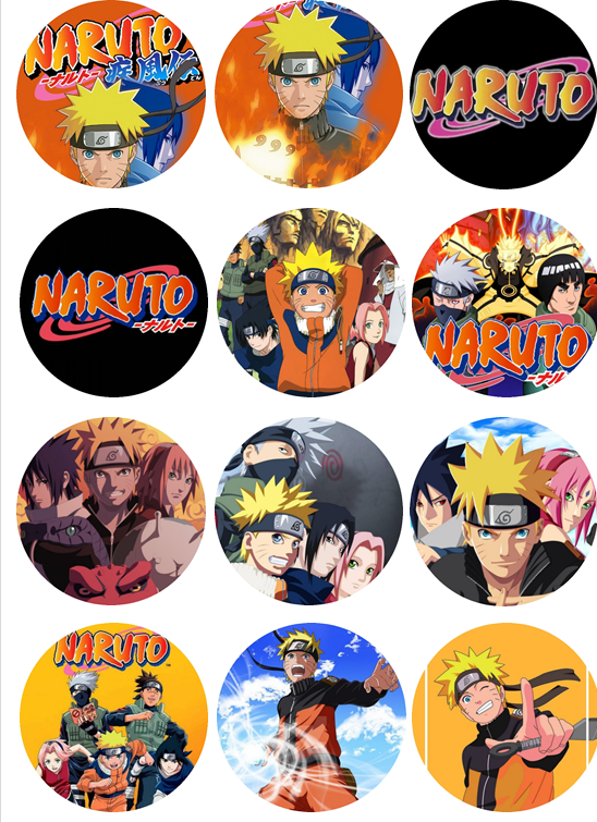 Kits imprimibles gratis : Toppers Naruto