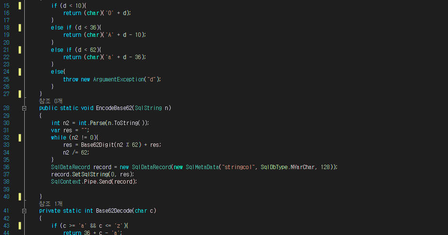 ParkSuSeong: How to encode/decode base62 using C# and Create MSSQL CLR ...