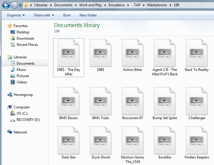 All Things Mastertronic: Cataloguing, Scanning and .TAP Files