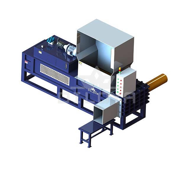 Horizontal Sawdust Baler Machine