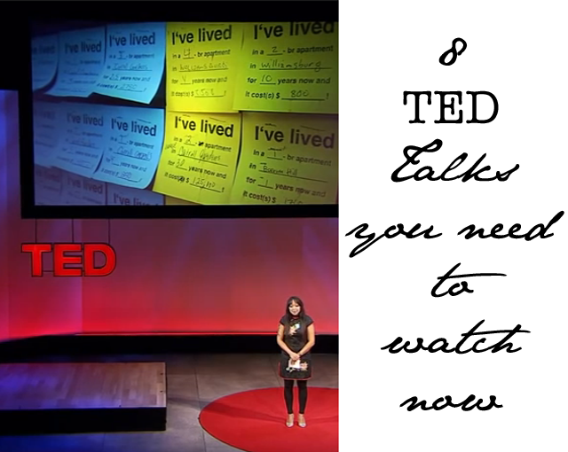 8 TED Talks everyone should watch at least once - Emily Jane Johnston