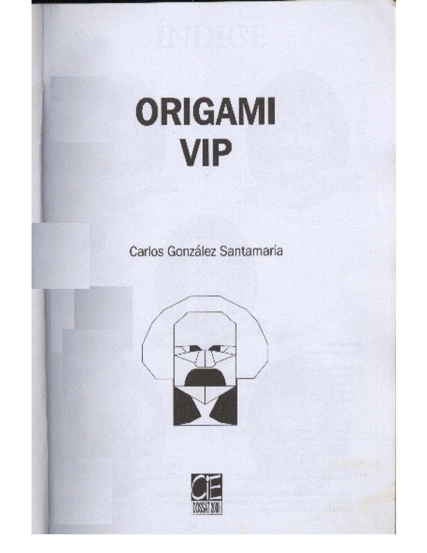 Origami VIP Vol 1-Carlos Gonzalez Santamaria - Ruby Book Origami