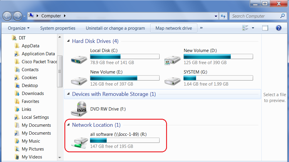 HARDWARE&NETWORKING: How to Create Network Drive in Windows 7