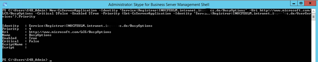 Busy on Busy guide for Skype for Business