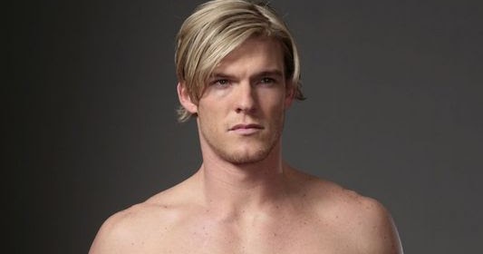 Hunksinspeedos: Alan Ritchson from his modeling days in briefs, jockstrap