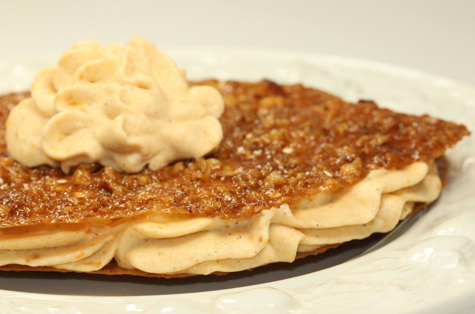 Baking is my Zen: Lace Cookie Sandwich with Pumpkin Mousse ~ Fall Comfort