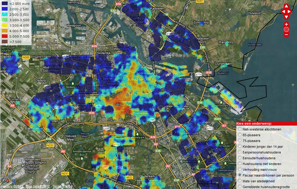 Vervoersplanologie: Prachtige kaarten van het NRC en CBS